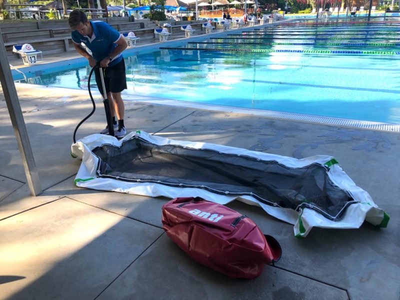 Water Polo Goals, Lanes, and Equipment by Antiwave Pool Products